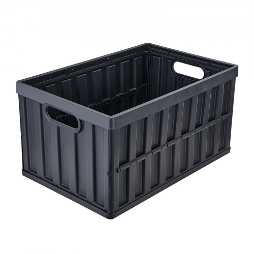 VEVOR Collapsible Storage Bins with Lids, 65L 3 Packs, Folding Plastic ...