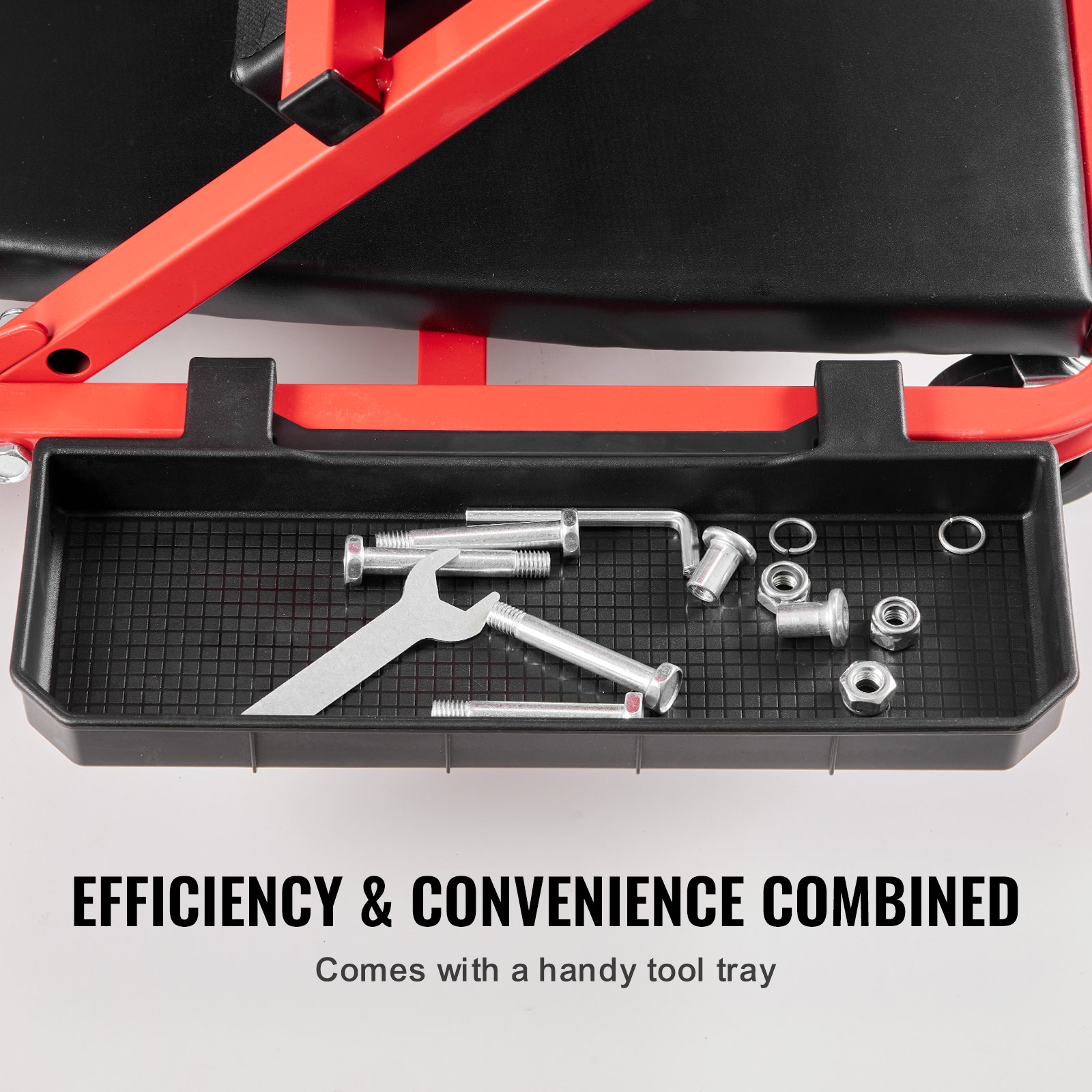 VEVOR 36 in Foldable Z Garage Creeper Mechanic Creeper Stool 300 lbs ...