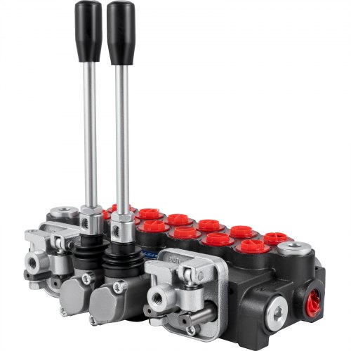 VEVOR Hydraulic Directional Control Valve, 6 Spool Hydraulic Spool ...