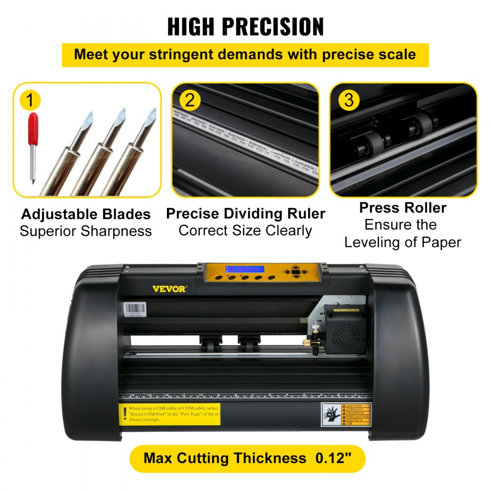 VEVOR Vinyl Cutter Plotter Machine 14” Signmaster Software Sign Making ...