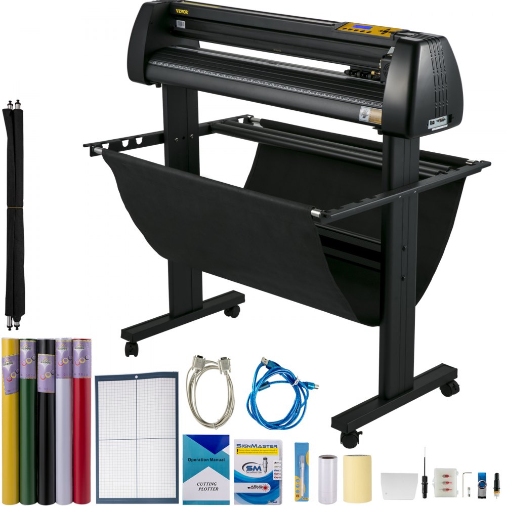 VEVOR Off-line Vinyl Cutter Machine 870mm Vinyl Printer U-Disk, 34 inch ...