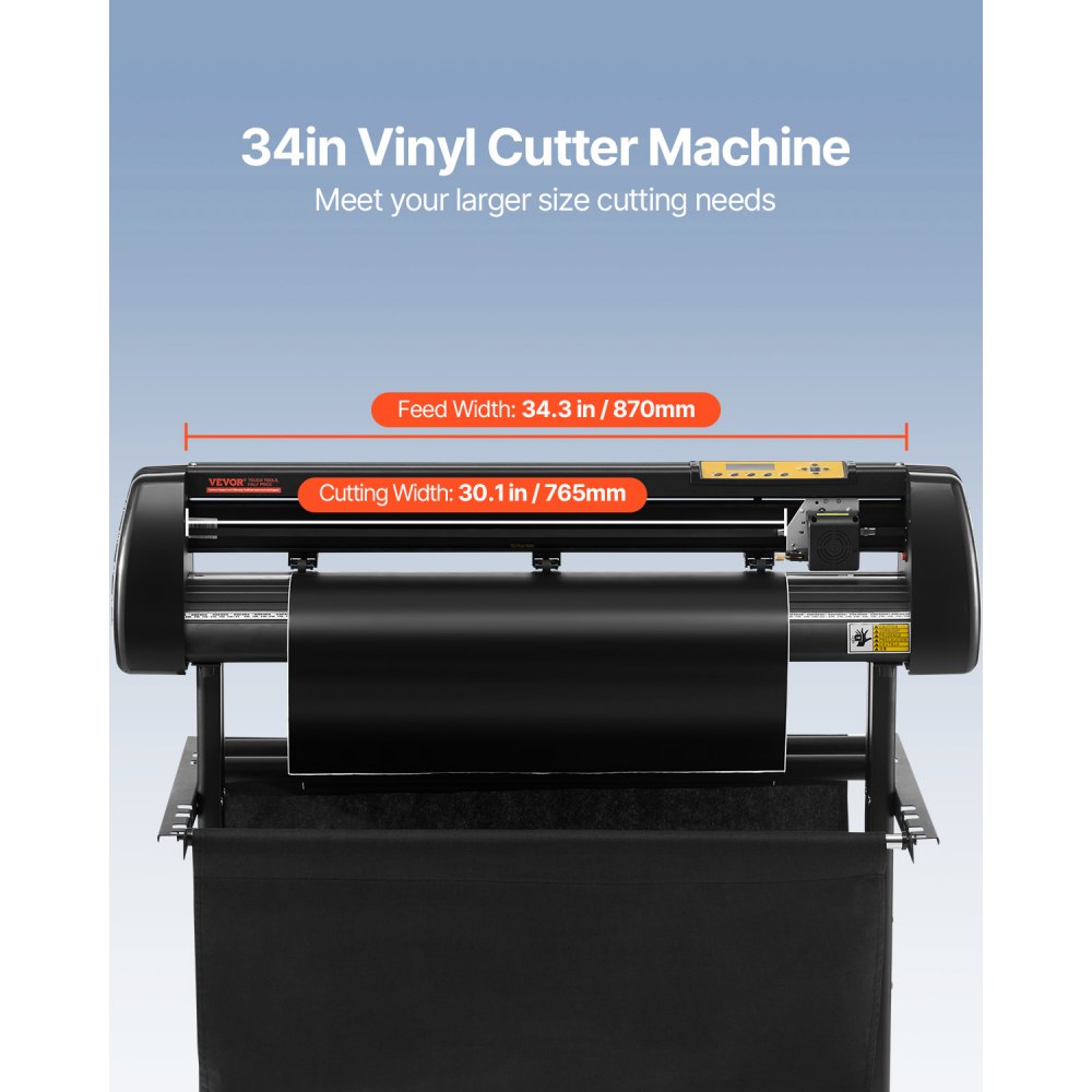 VEVOR Vinyl Cutter 34Inch Bundle, Vinyl Cutter Machine Manual Vinyl ...