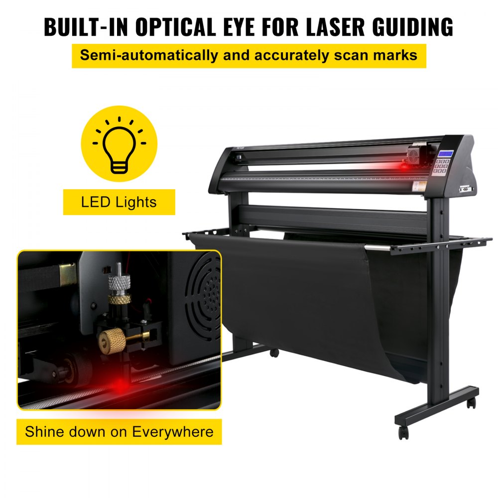 VEVOR VEVOR Vinyl Cutter, 1350mm Vinyl Plotter, LED Screen Plotter ...