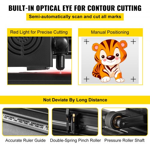 VEVOR Vinyl Cutter 53 Inch Vinyl Cutter Machine Semi-Automatic DIY ...