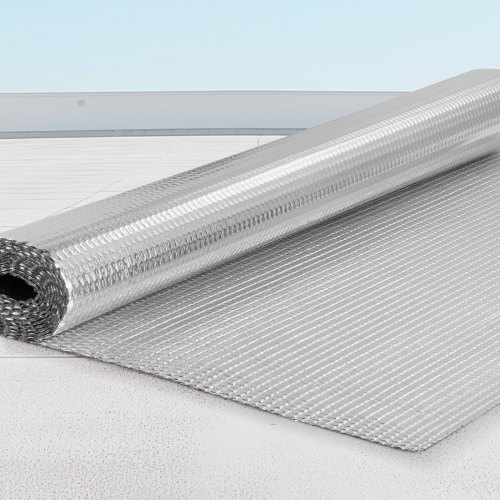 VEVOR Double Reflective Insulation Roll, Air Bubble Film Radiant ...