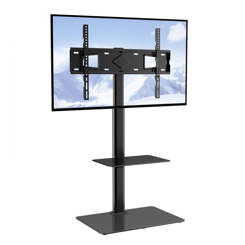 VEVOR TV Stand Mount, Swivel Tall TV Stand for 32 to 65 inch TVs ...