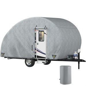 VEVOR Teardrop Trailer Cover, Fit for 18' - 20' Trailers, Upgraded Non ...