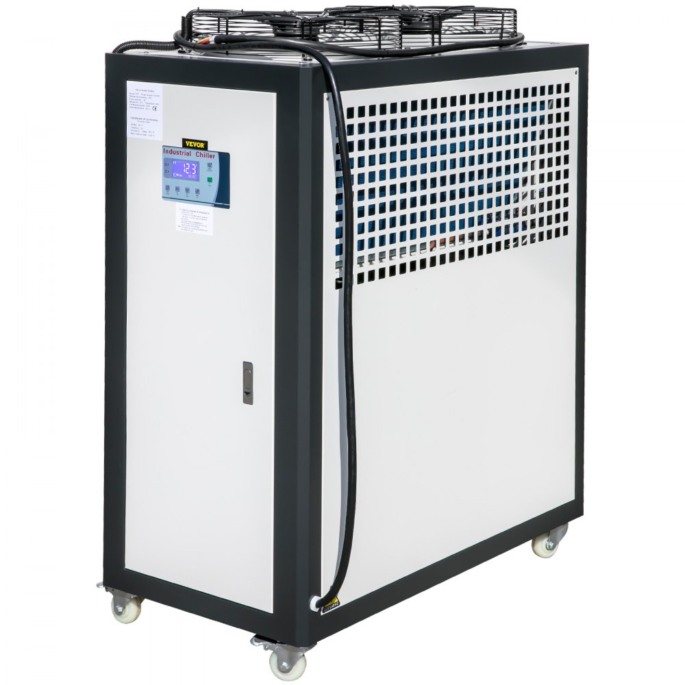 VEVOR Air-Cooled Chiller Industrial 5 Ton, 5HP Panasonic Compressor ...