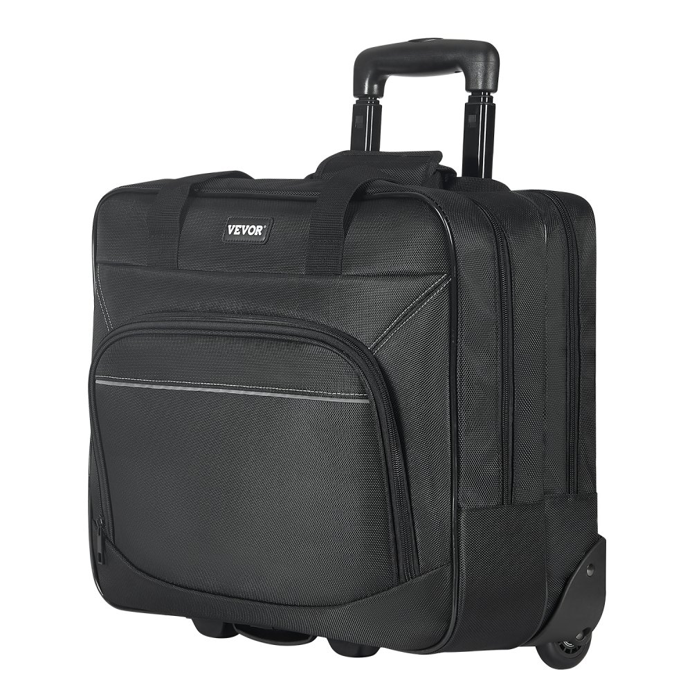 VEVOR Rolling Laptop Bag, Fits Up to 15.6 Inch Laptop, Wheeled ...
