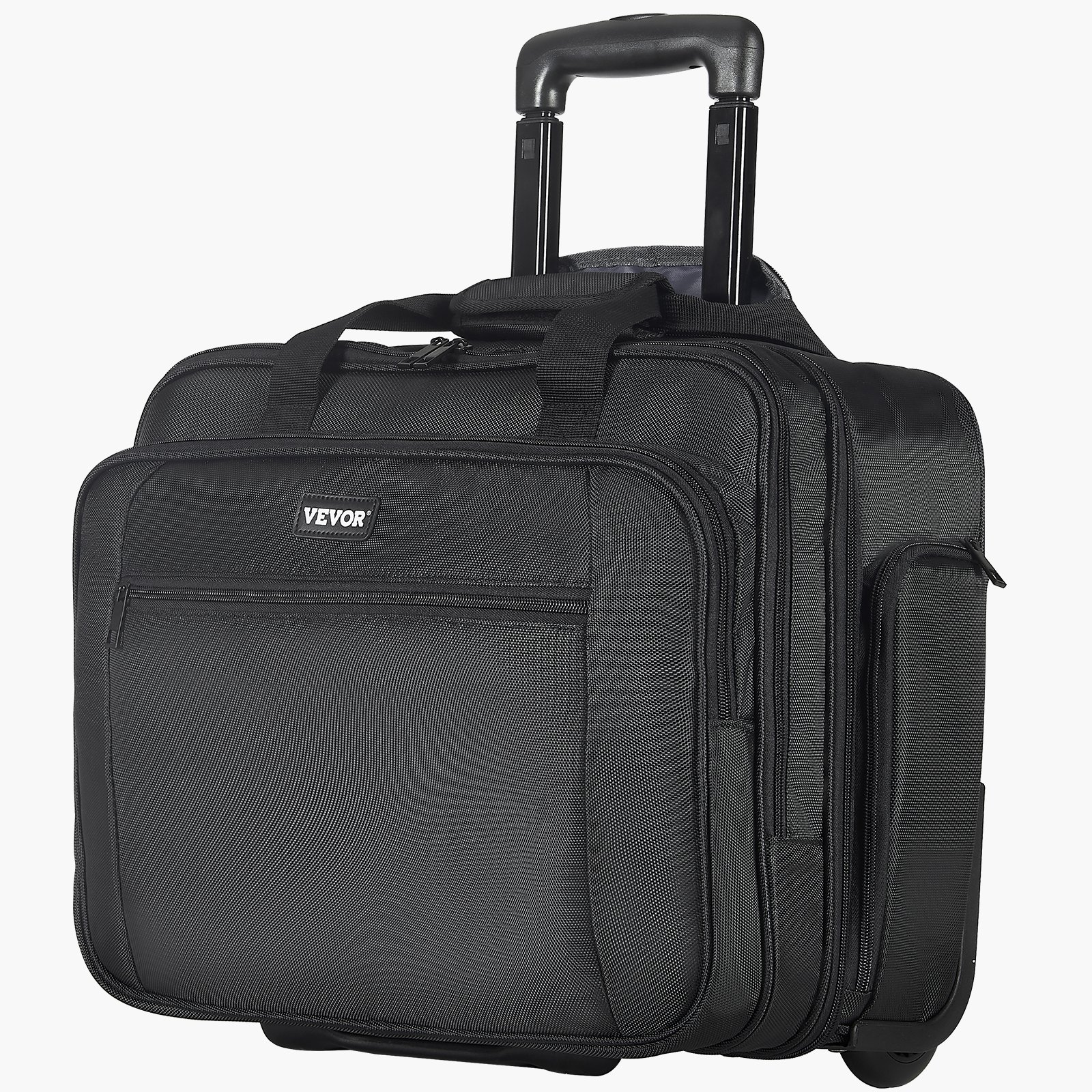 VEVOR Rolling Laptop Bag, Fits Up to 17.3 Inch Laptop, Wheeled ...
