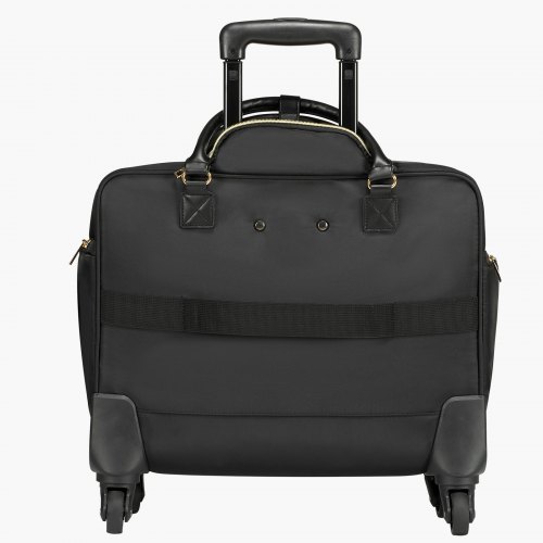 Rolling Laptop Bag 17.3 Inch Wheeled Computer Bag for Women & Men Black ...