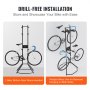 VEVOR 4 Bike Storage Rack, Free Standing Gravity Wall Vertical Bike ...