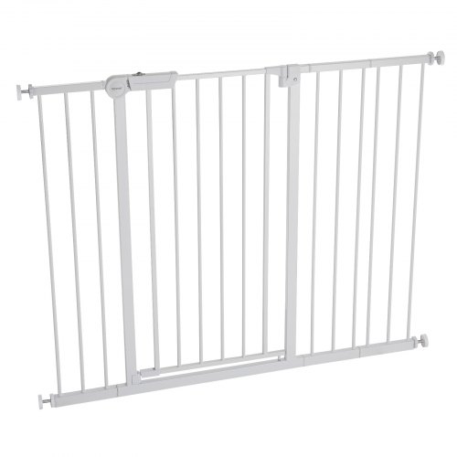Baby Gate 26-48 Inches Adjustable Width 36 Inches High Dog Gate White ...