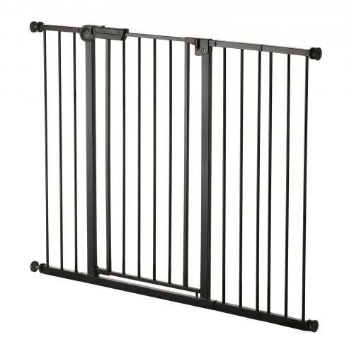 Baby Gate 26-48 Inches Adjustable Width 36 Inches High Dog Gate Black ...