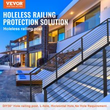 VEVOR Deck Railings - Pour Safety Into Glass