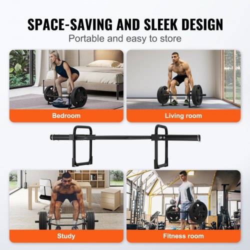 VEVOR Trap Bar, 500 LBS Hex Barbell Trap Bar, 55.7" Squat Deadlift ...