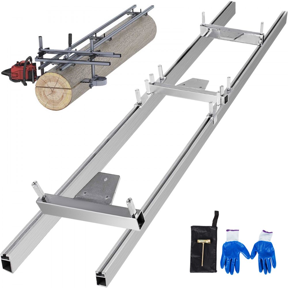 Chainsaw Rail Mill Guide System 5ft 1.5m Used With The Saw Mill Durable