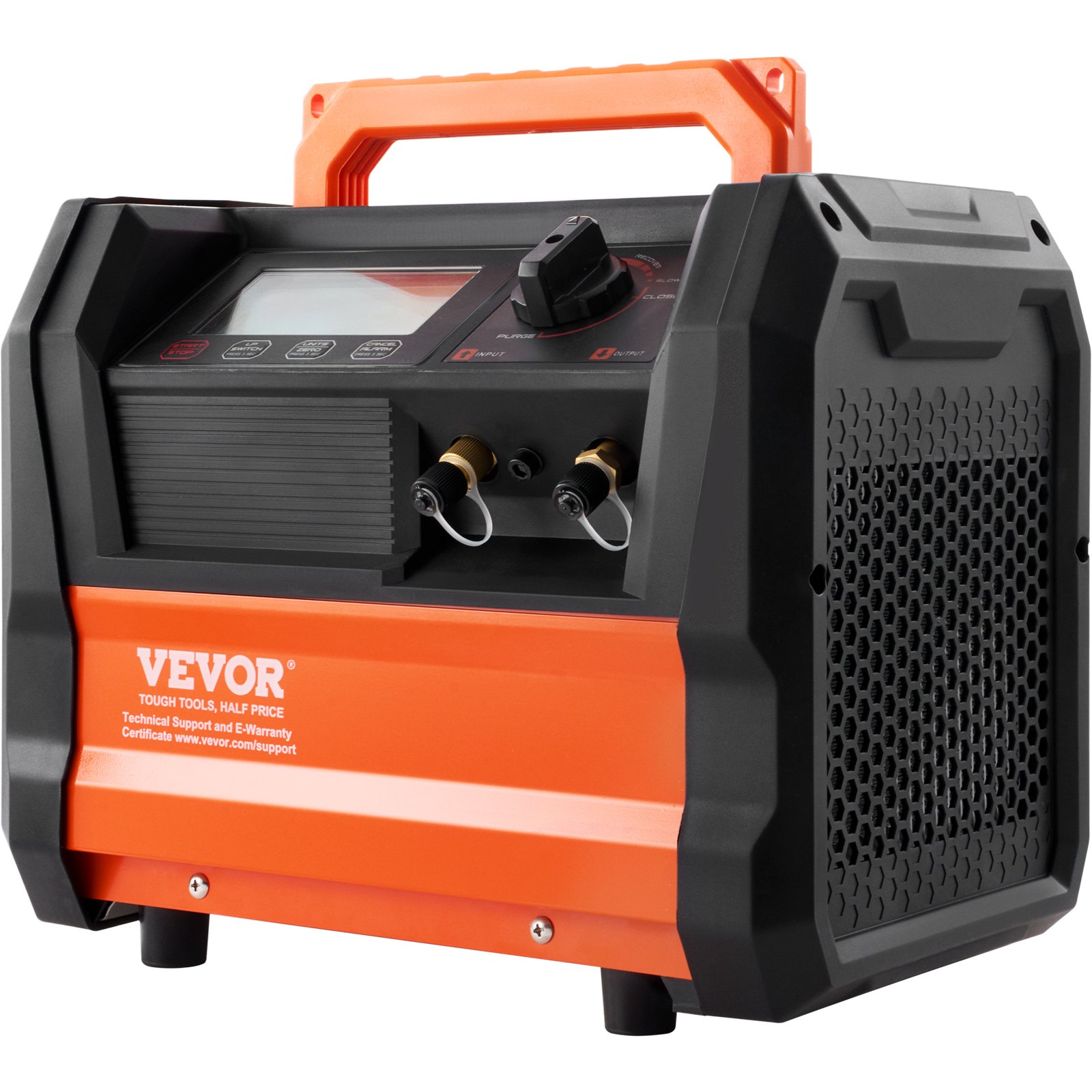 VEVOR Refrigerant Recovery Machine, 1 HP Dual Cylinder Portable AC ...