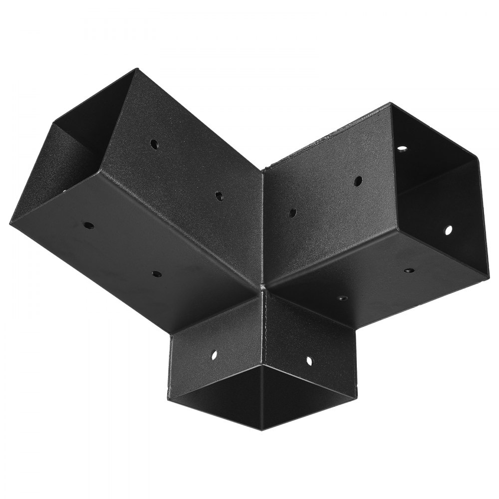 VEVOR Pergola Kit, 4x4 Inch 3-Way Slanted Brackets for 3.5x3.5 Inch ...