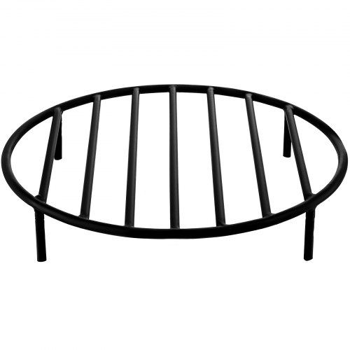 VEVOR Fire Pit Grate, Heavy Duty Iron Round Firewood Grate, Round Wood ...