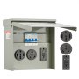 Temporary Power Outlet Panel RV Electrical Panel 20 30 50 Amp Outlet ...