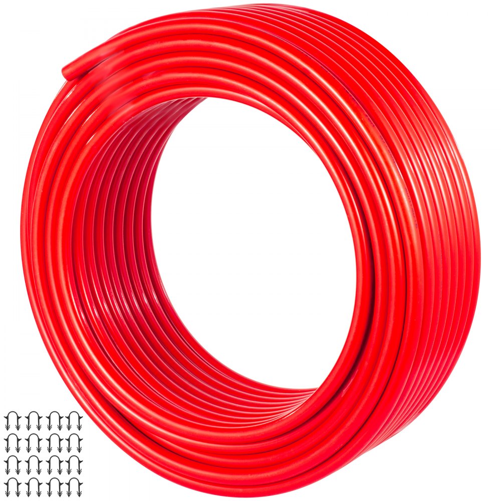 1/2"-164' Feet Red Pex-al-pex Tubing Plumbing Radiant Floor Heating ...