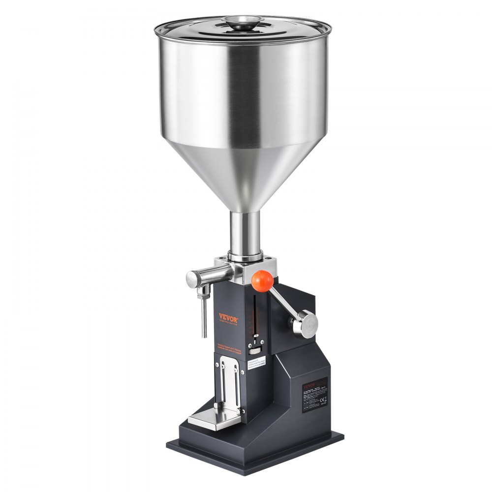 VEVOR Manual Paste Liquid Filling Machine, 5-50ml Bottle Filler ...