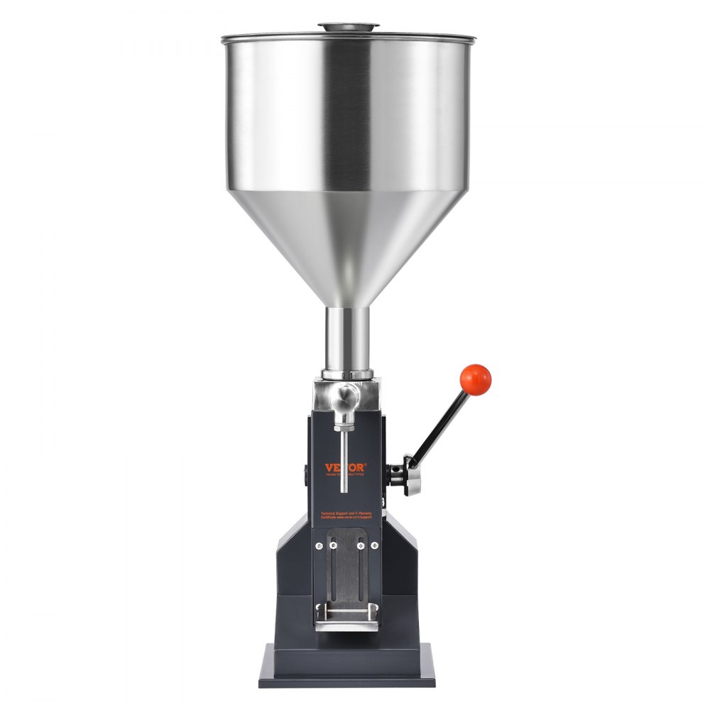 VEVOR Manual Paste Liquid Filling Machine, 5-100ml Bottle Filler ...