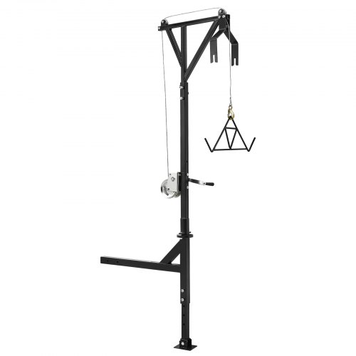 VEVOR Truck Hitch Game Hunting Hoist, 600 lbs Load Capacity, Hitch ...