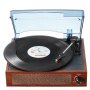 VEVOR Vinyl Record Player, 3-Speed, Belt Driven Turntable Player with ...