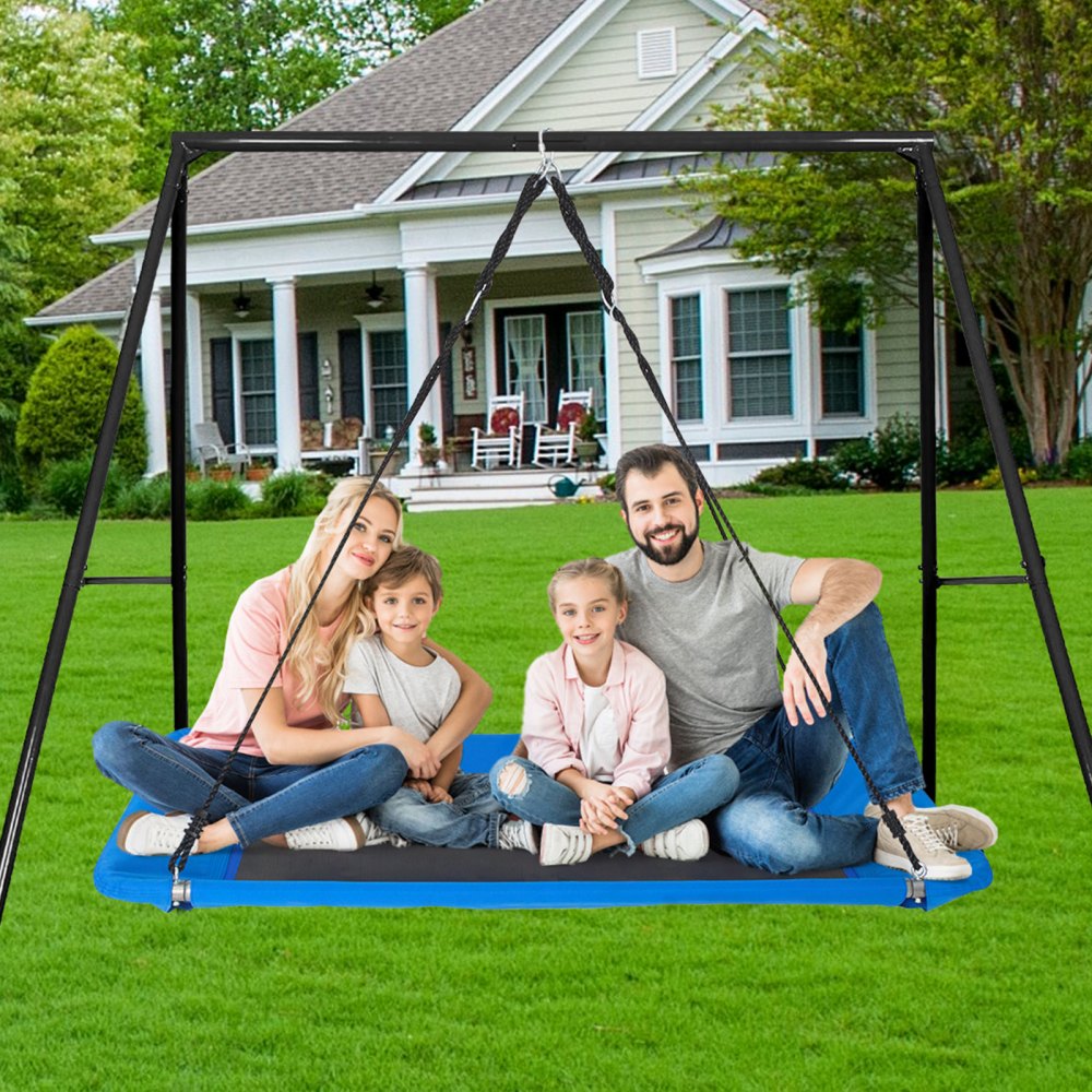 VEVOR Platform Swing, 60 Inch Platform Tree Swing for Kids and Adults ...