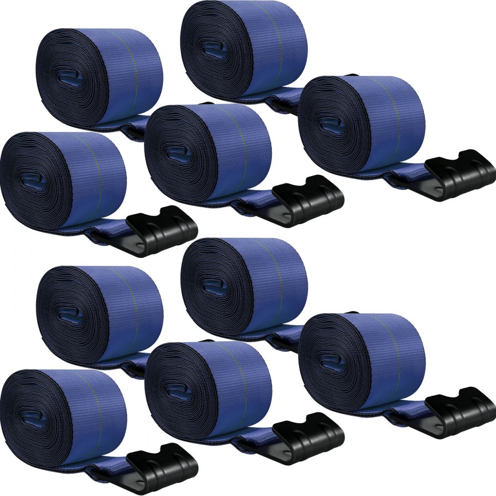 VEVOR Truck Straps 4" x30' Winch Straps with a Flat Hook Flatbed Tie ...