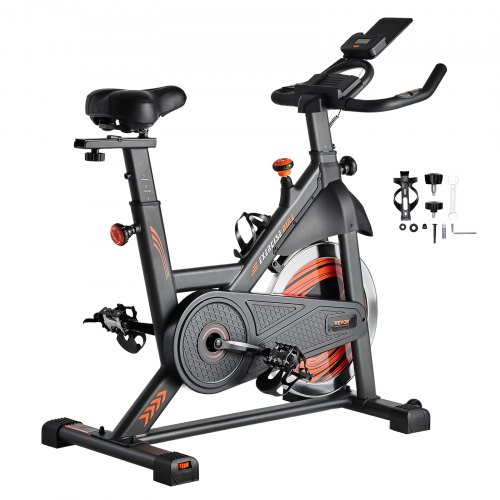 VEVOR Exercise Bike Magnetic Resistance Stationary Bike Indoor Cycling ...