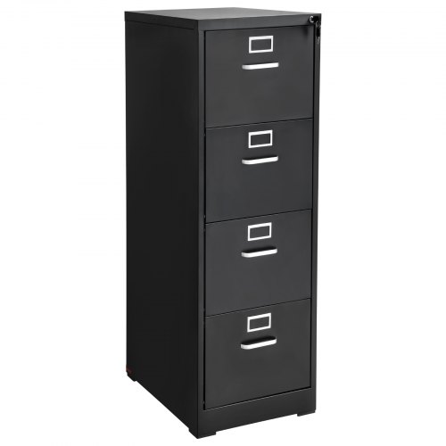 VEVOR 4 Drawer File Cabinet with Lock, Metal Vertical Filing Storage ...