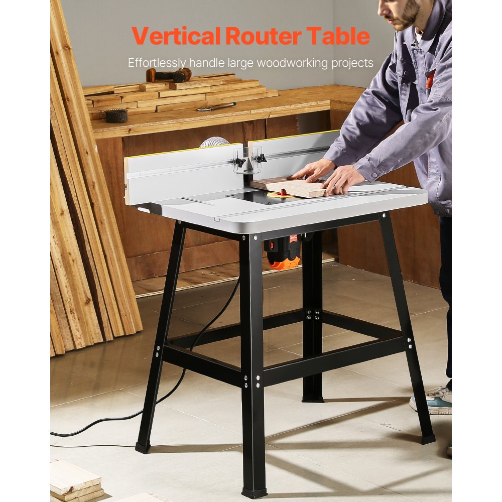 VEVOR Table Top Router Table – 31.5x23.9 Inches MDF Base
