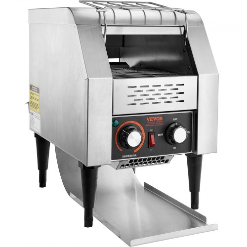 VEVOR Commercial Conveyor Toaster, 150 Slices/Hour Conveyor Belt ...