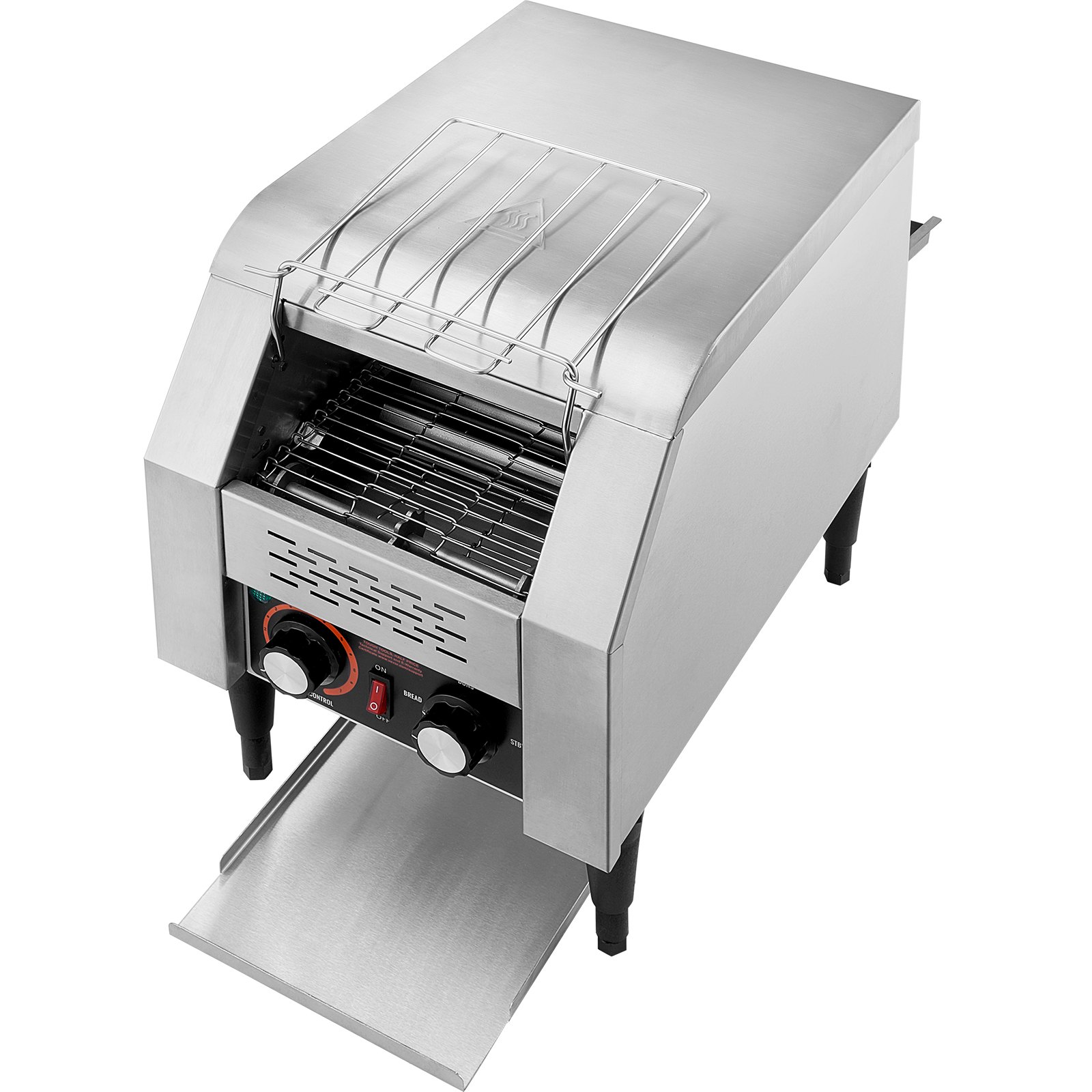 VEVOR Commercial Conveyor Toaster, 150 Slices/Hour Conveyor Belt ...