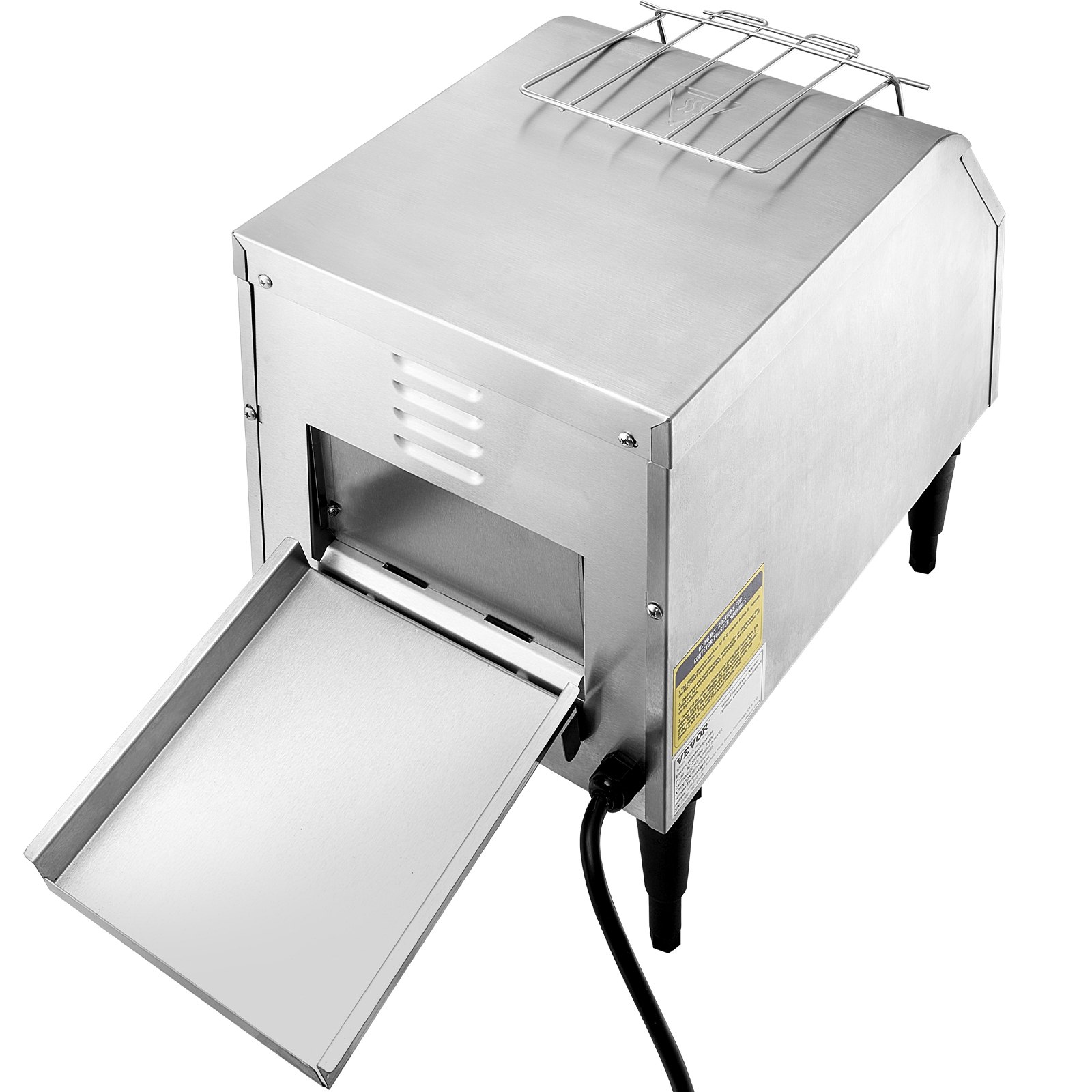 VEVOR Commercial Conveyor Toaster, 150 Slices/Hour Conveyor Belt ...