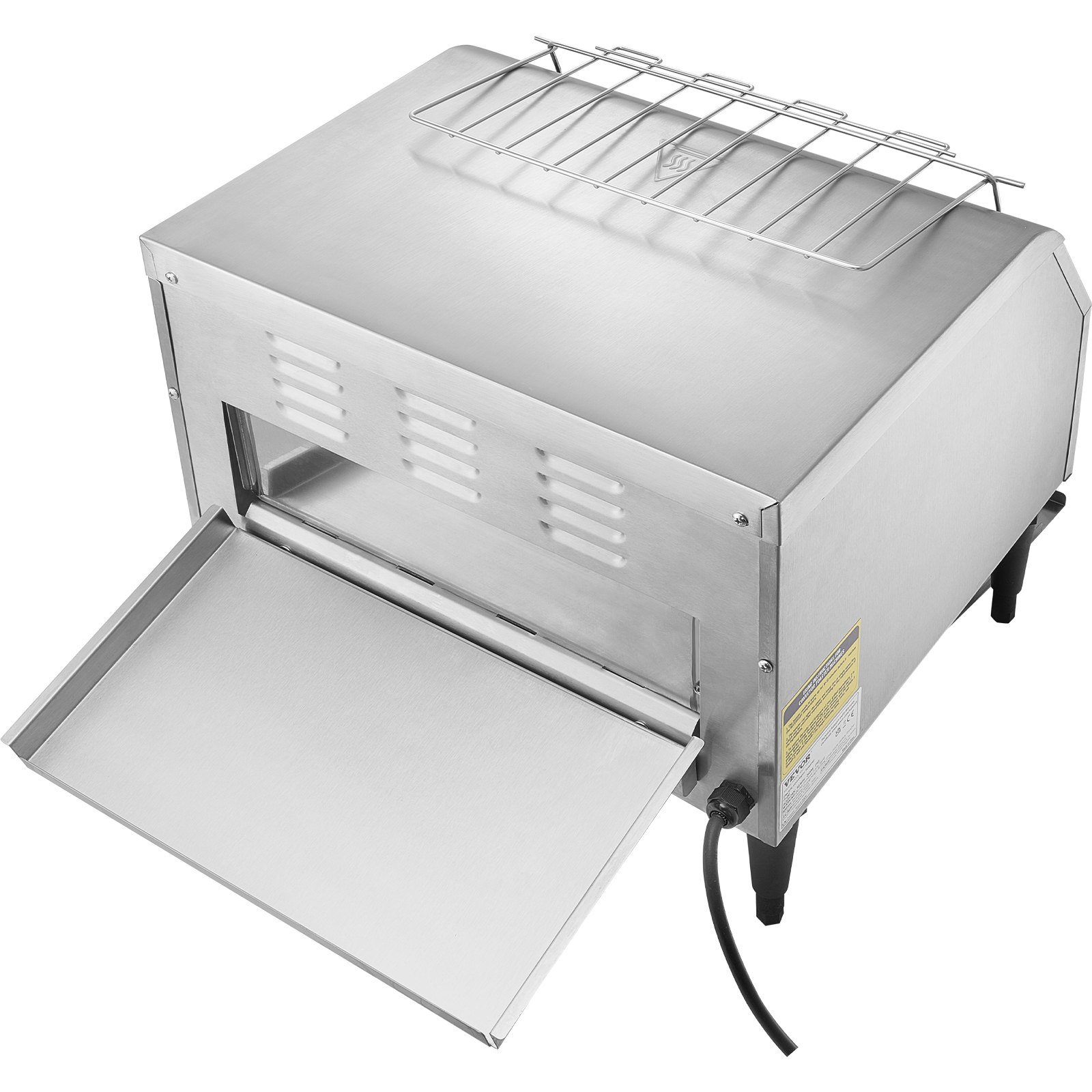 VEVOR Commercial Conveyor Toaster, 450 Slices/Hour Conveyor Belt ...