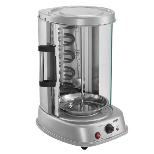 VEVOR Stainless Steel Shawarma Grill Machine Vertical Gyro Rotisserie ...