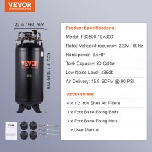 VEVOR Air Compressors - Quiet, Efficient, and Portable