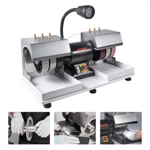 VEVOR Cabbing Machine, 6" 2HP 1800rpm Efficient, Lapidary Rock Grinder ...