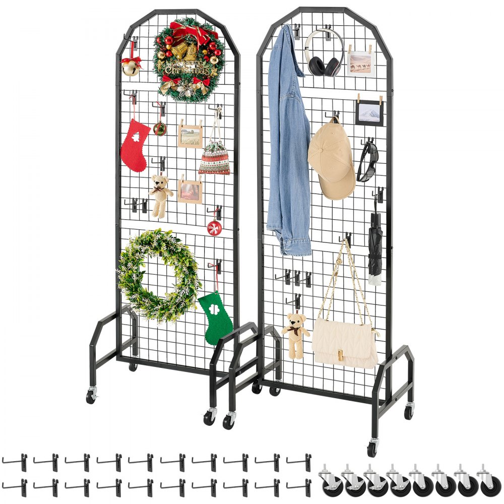 VEVOR Grid Panel Display for Craft Show, Decor, And Storage