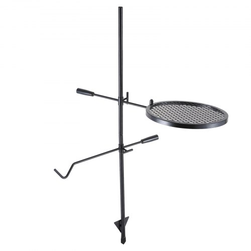 VEVOR Swivel Campfire Grill, Fire Pit Grill Grate over Fire Pits, Heavy ...