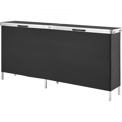 VEVOR Extra Long Folding Portable Bar Table - Tradeshow Podium Table ...
