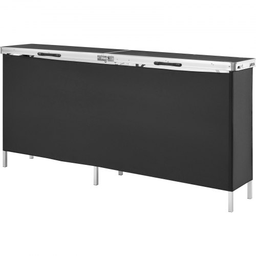 VEVOR Portable Tradeshow Podium Table, 77.95" x 15.16" x 34.65", Display Exhibition Counter ...