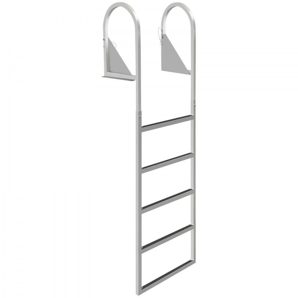 VEVOR Dock Ladders Flip Up, Dock Ladder with Rubber Mat, Swim Ladder ...