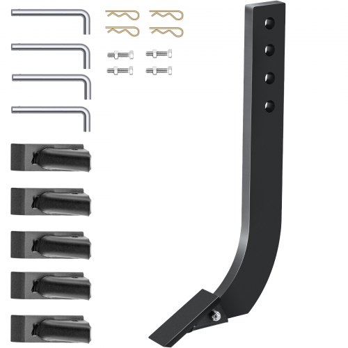 VEVOR Box Blade Shank, 18\'\' Scarifier Shank, 4 Holes Box Scraper ...