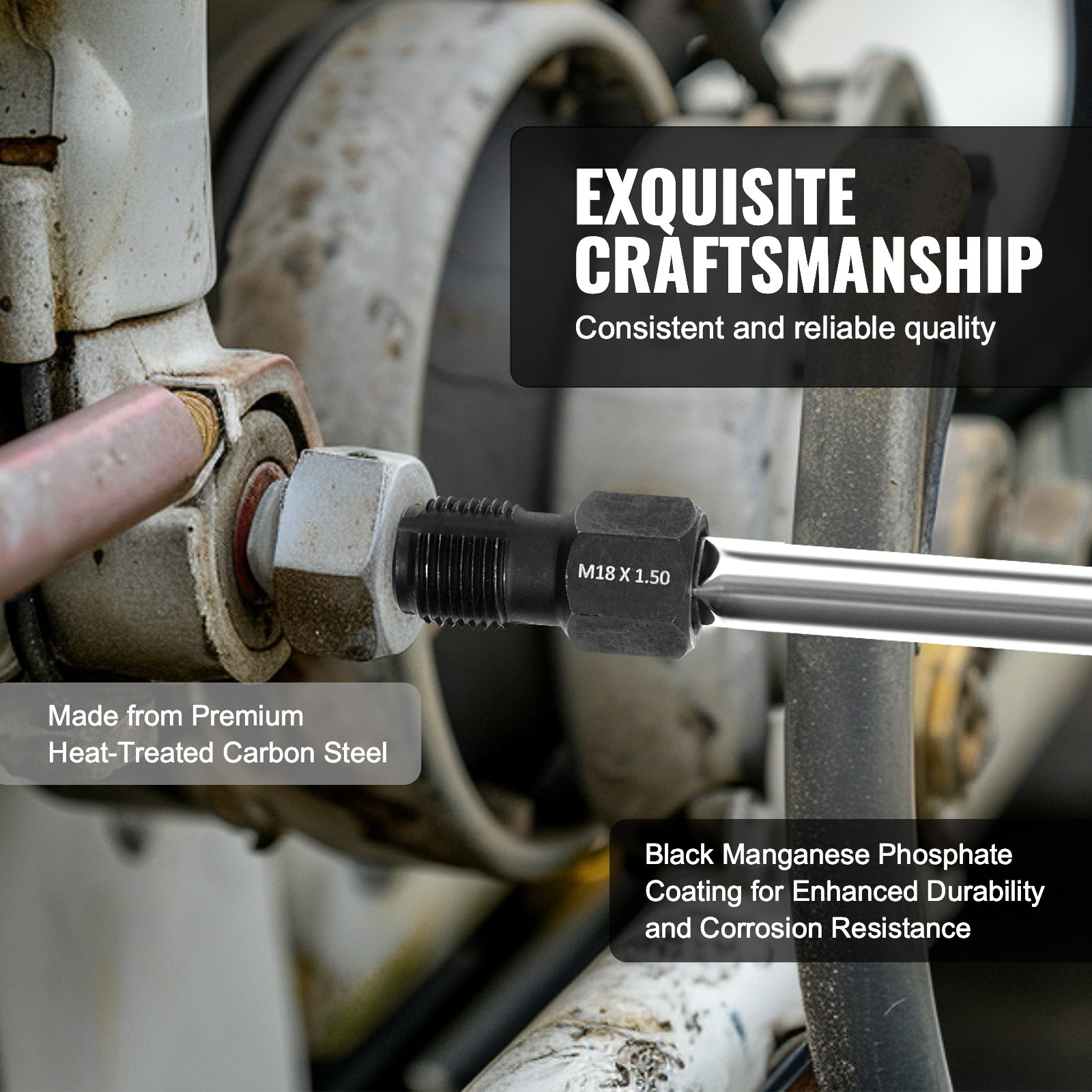 VEVOR 7PCS Thread Chaser Set Metric Thread Restorer Tool Automotive ...