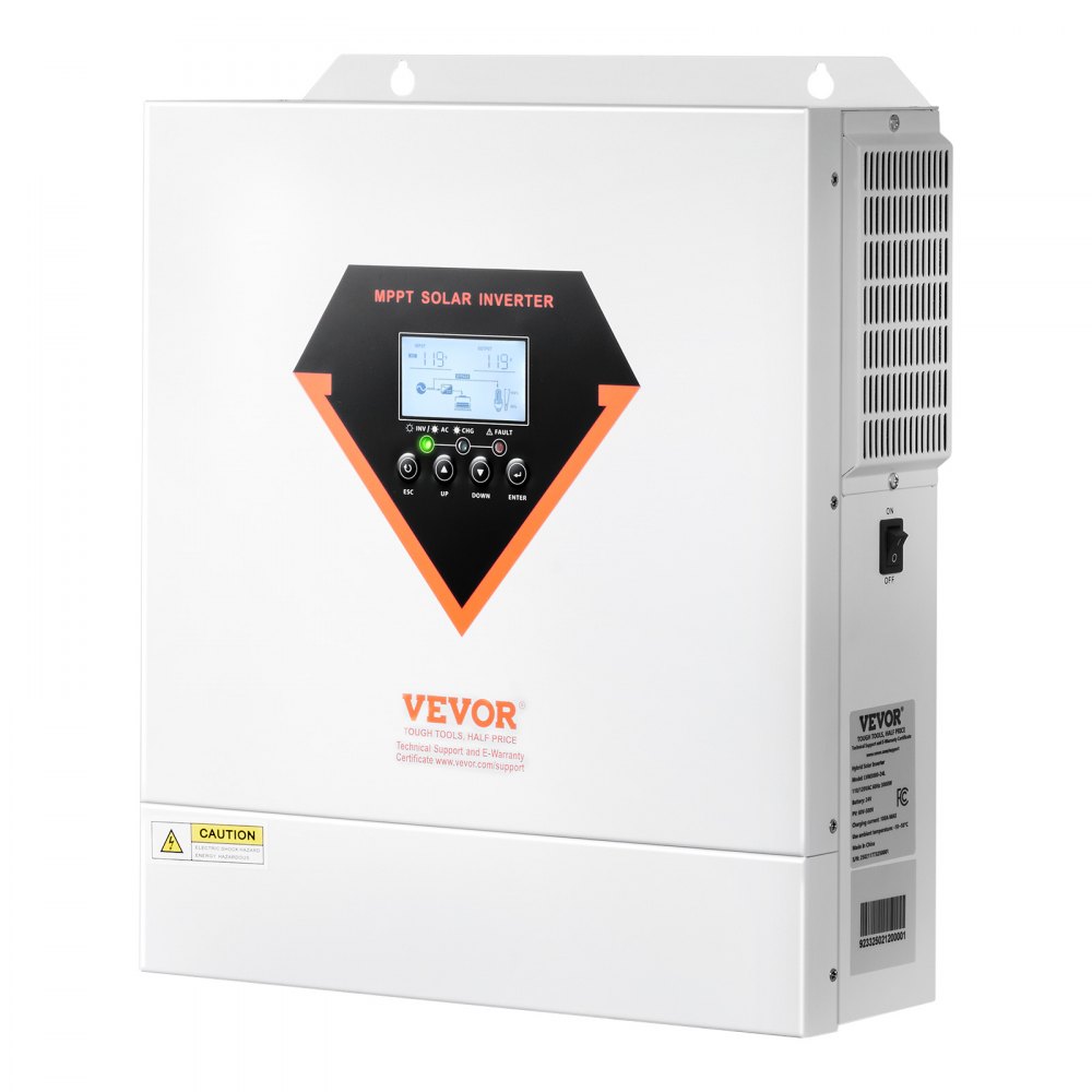 VEVOR 3000W Solar Inverter - Hybrid Charger with 100A MPPT